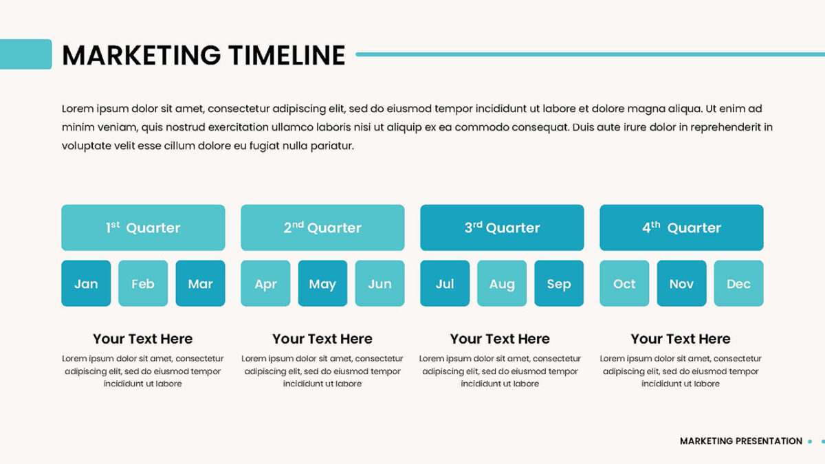 Marketing Timeline Template Powerpoint 8 - SlideKit Marketing Timeline Template Powerpoint 8 - SlideKit