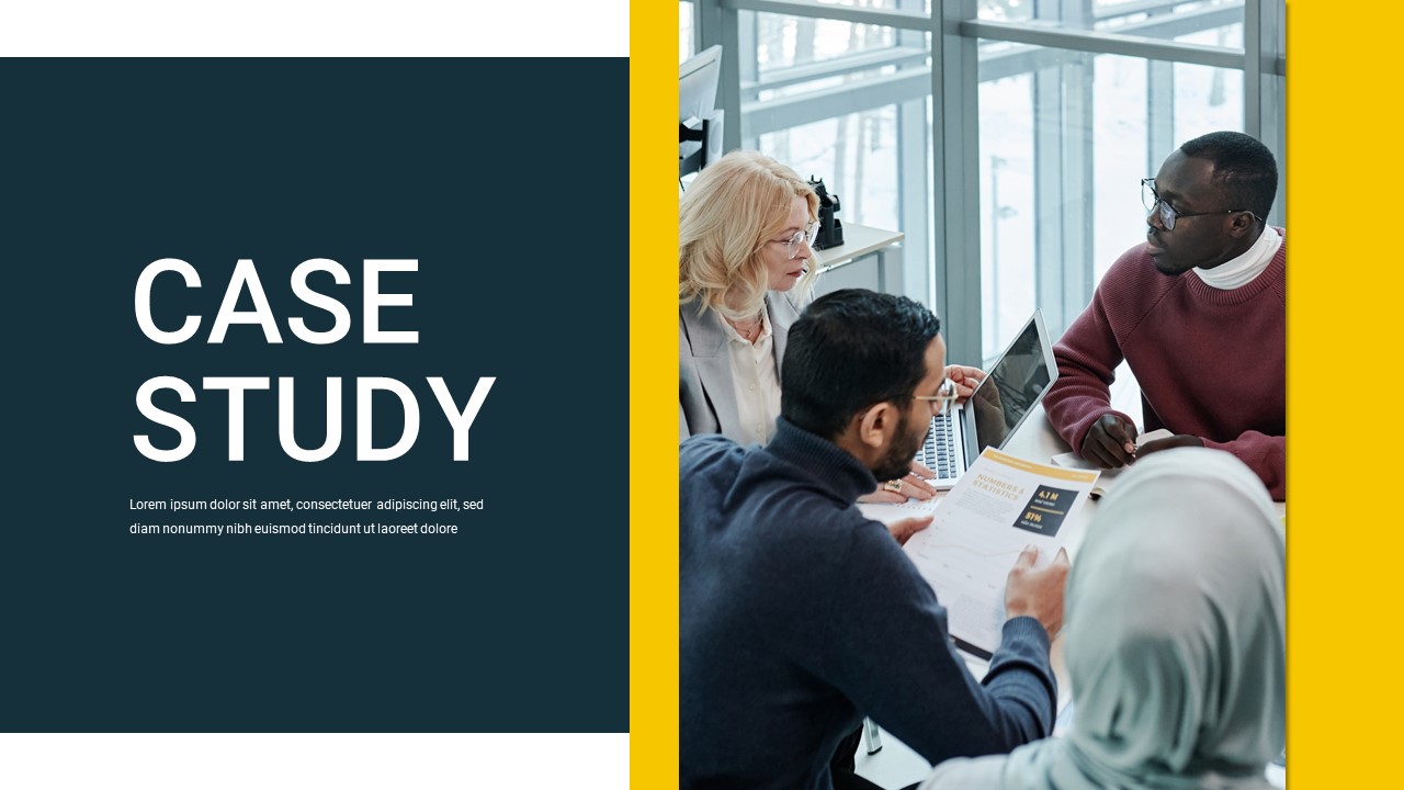 Case Study Break Down PPT Presentation Template SlideKit
