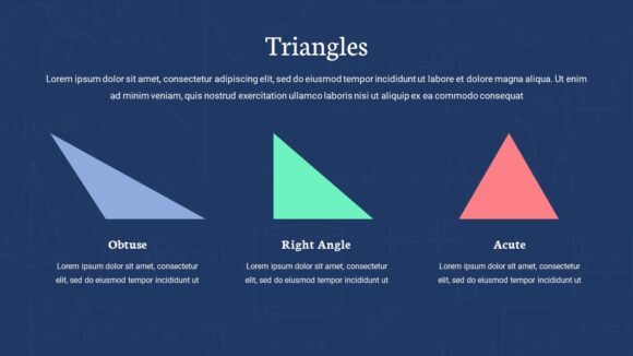 Triangles Classification Slide of Math Themed Google Slides Template ...