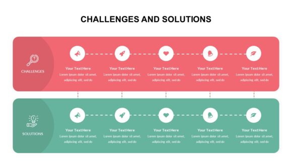 Challenges and Opportunities Slide Template - SlideKit