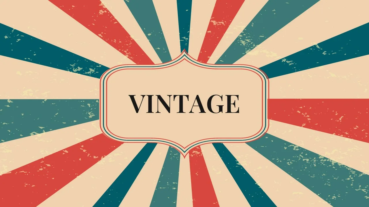 Google Slides Free Vintage Presentation Theme SlideKit