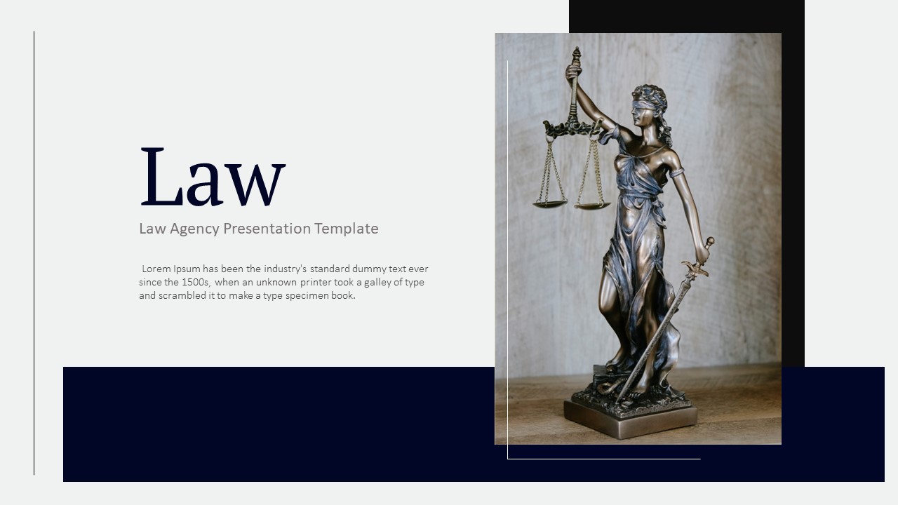 Welcome Slide Of Law Google Slides Template SlideKit
