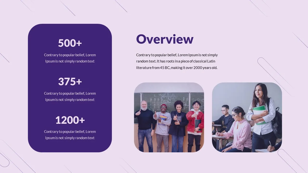 Purple Theme Presentation Template for Google Slides - SlideKit Purple Theme Presentation Template for Google Slides - SlideKit