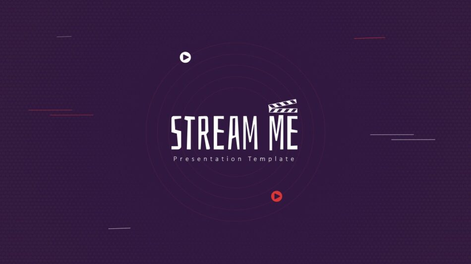 Free Movie Template Title Slide - SlideKit