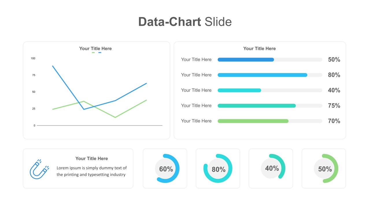 Data Charts & Graphs Presentation Slides - SlideKit