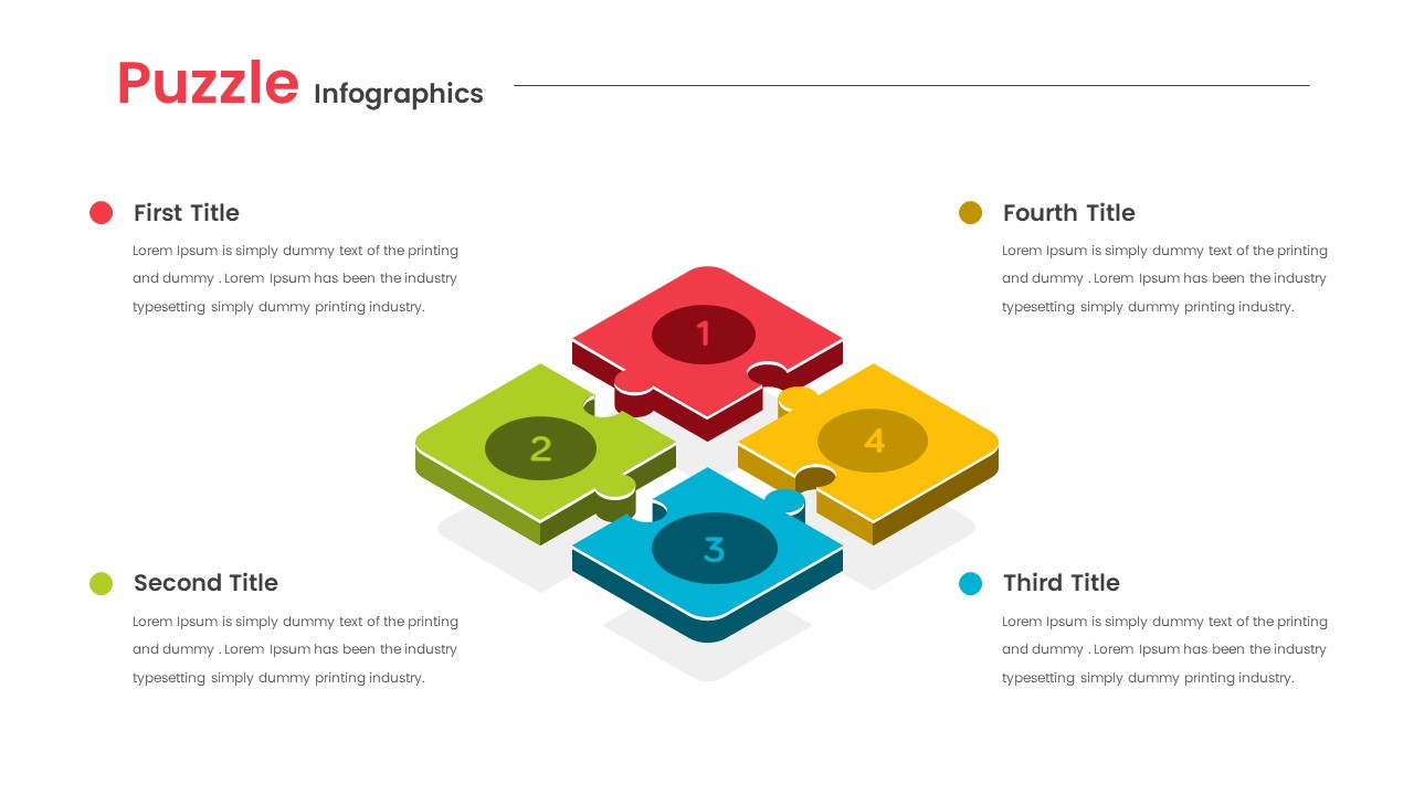 Puzzle Pattern Background PowerPoint Template Google Slides SlideKit