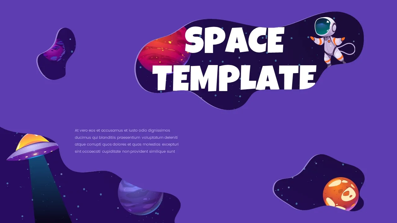 Stunning Space Themed Slides SlideKit