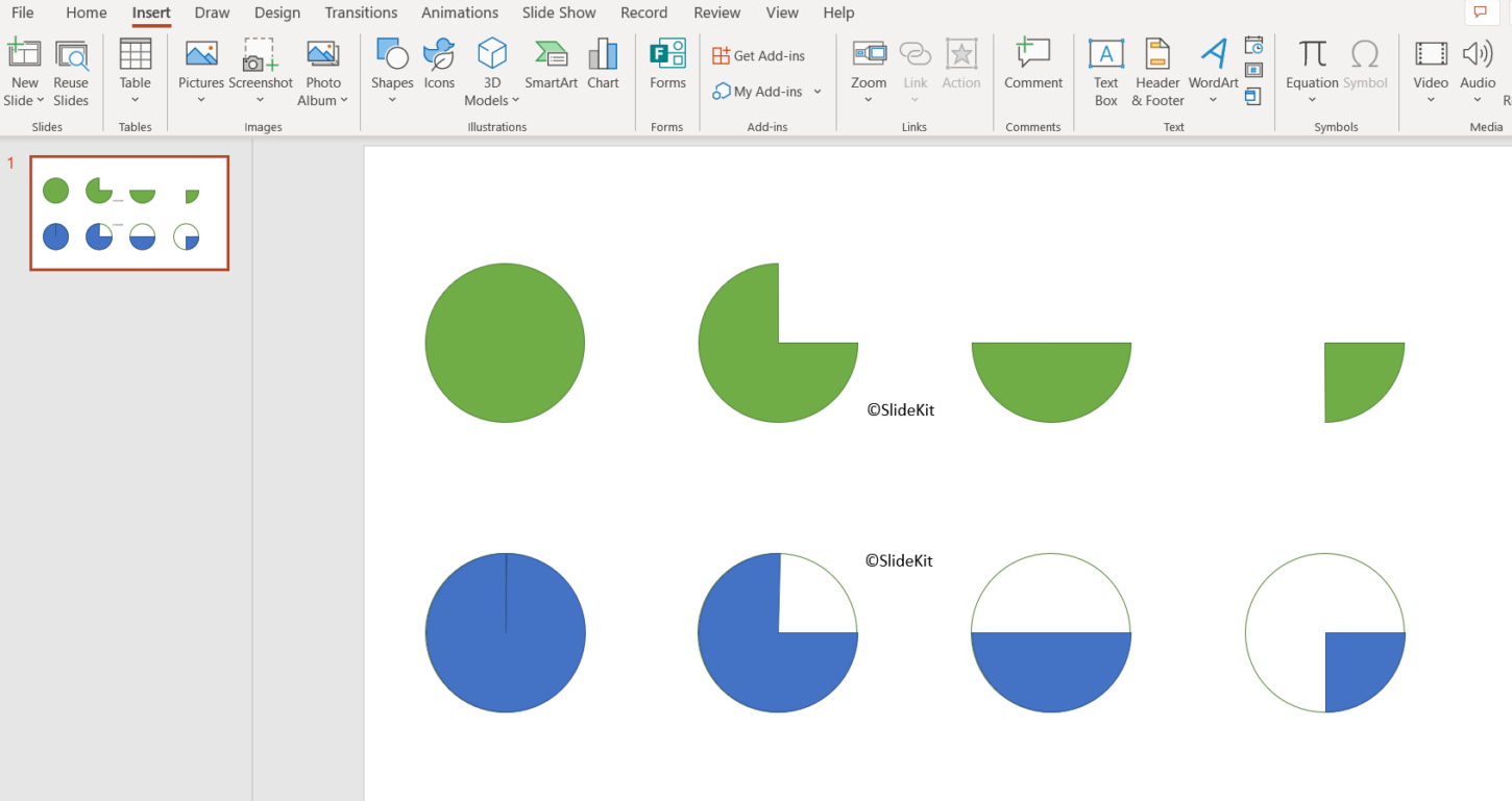 How To Create Harvey Balls Chart in PowerPoint? - SlideKit How To Create Harvey Balls Chart in PowerPoint? - SlideKit