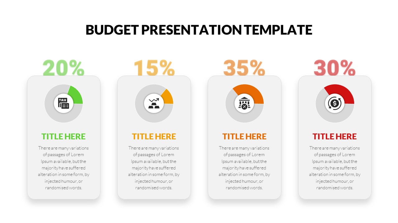 Budget PPT Template For Financial Analysis Presentation SlideKit