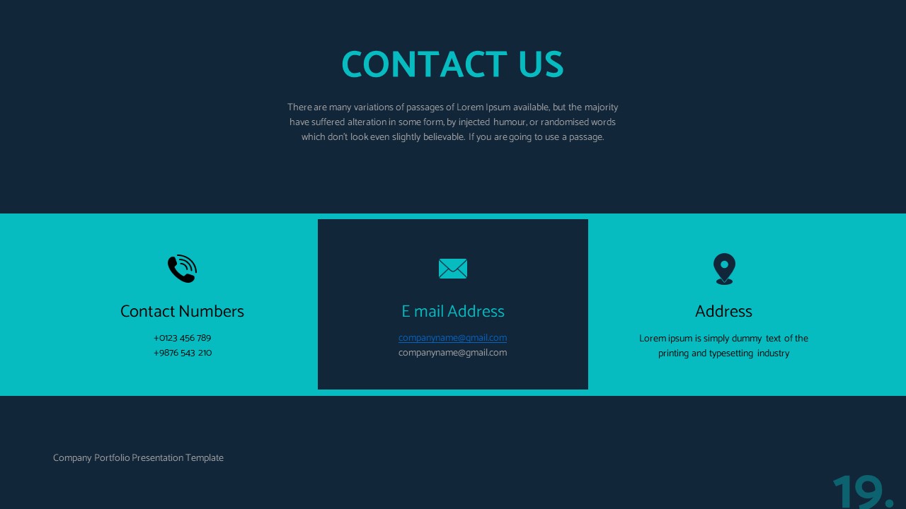 Company Portfolio Presentation Template - SlideKit Company Portfolio Presentation Template - SlideKit
