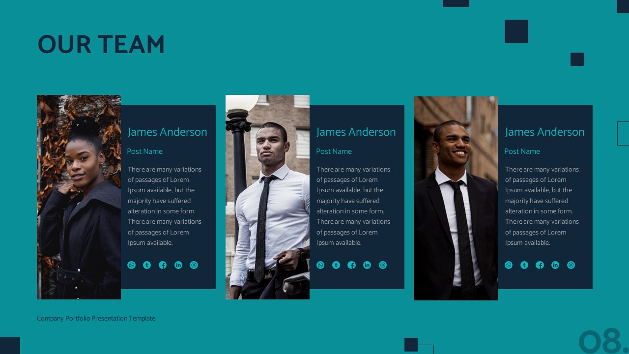 Company Portfolio Presentation Template - SlideKit Company Portfolio Presentation Template - SlideKit