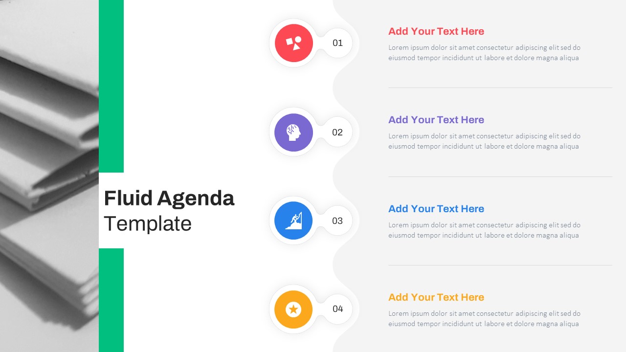 6 Point Goals Objectives Slide Template SlideKit 6 Point Goals Objectives Slide Template SlideKit