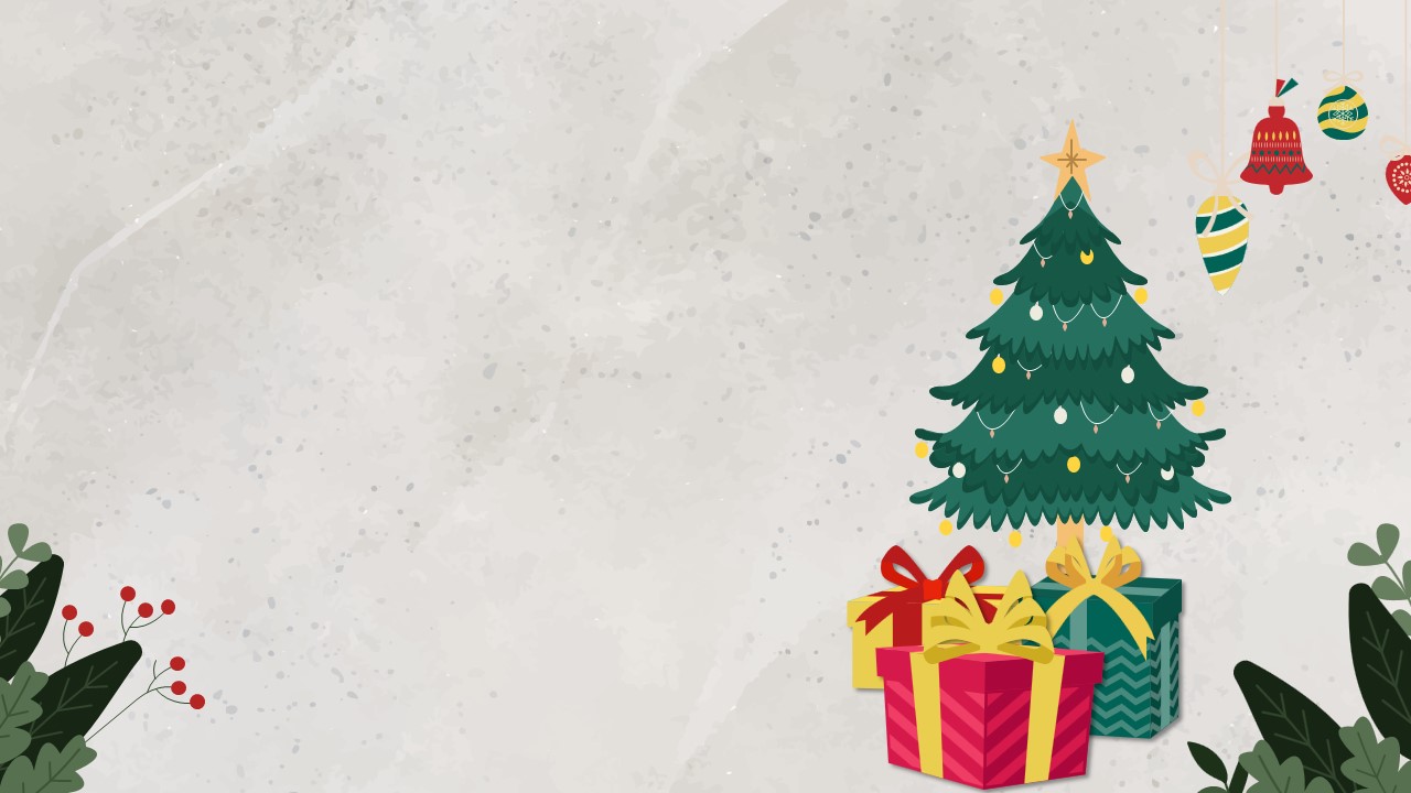 Christmas Slide Background Template SlideKit