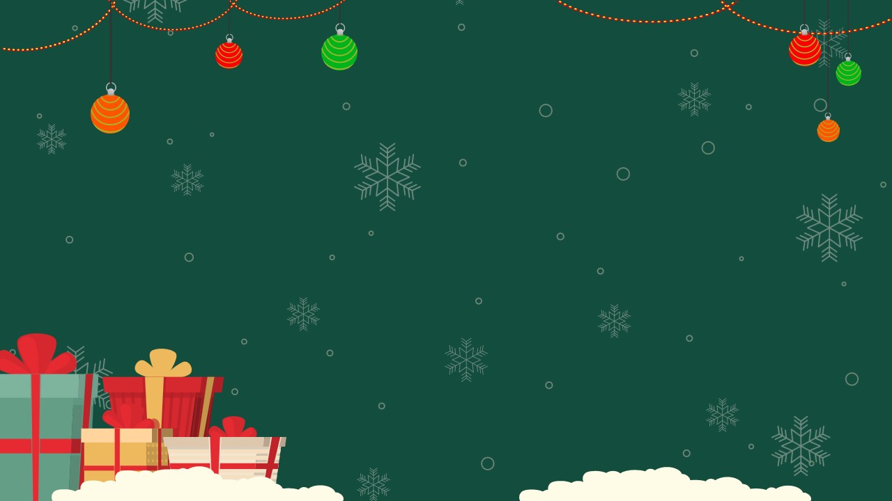 Christmas Google Slide Background SlideKit