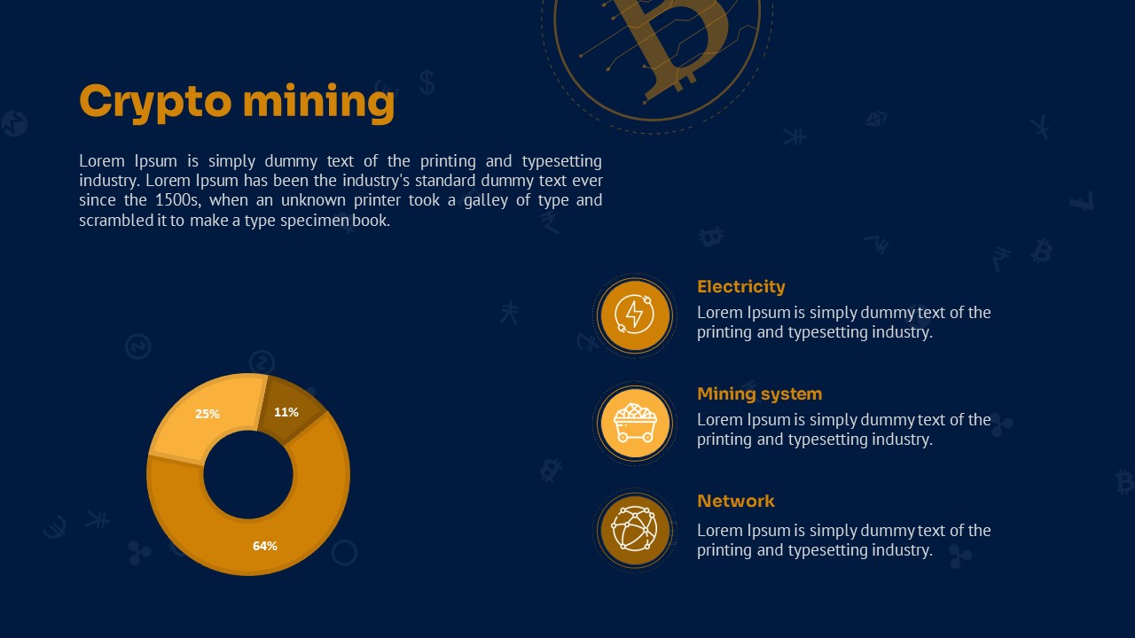 Cryptocurrency Slide Templates - SlideKit