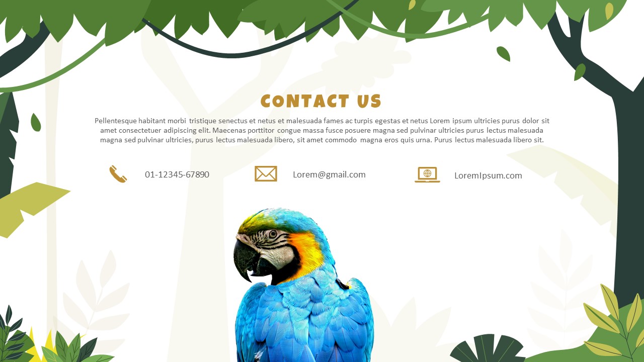 Jungle Theme Presentation Template - SlideKit Jungle Theme Presentation Template - SlideKit