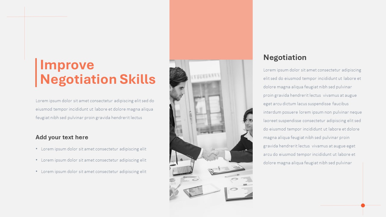 Negotiation Powerpoint Presentation Template - SlideKit Negotiation Powerpoint Presentation Template - SlideKit