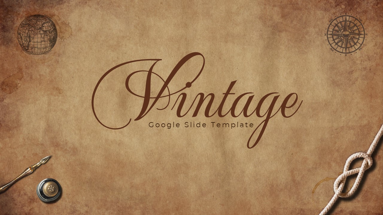 Vintage PowerPoint Templates And Google Slides SlideKit