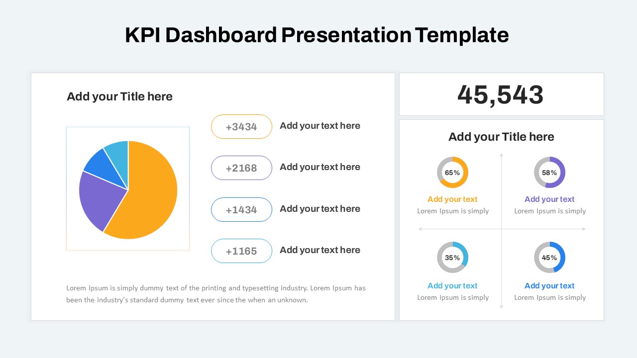 Free KPI PowerPoint Template - SlideKit Free KPI PowerPoint Template - SlideKit