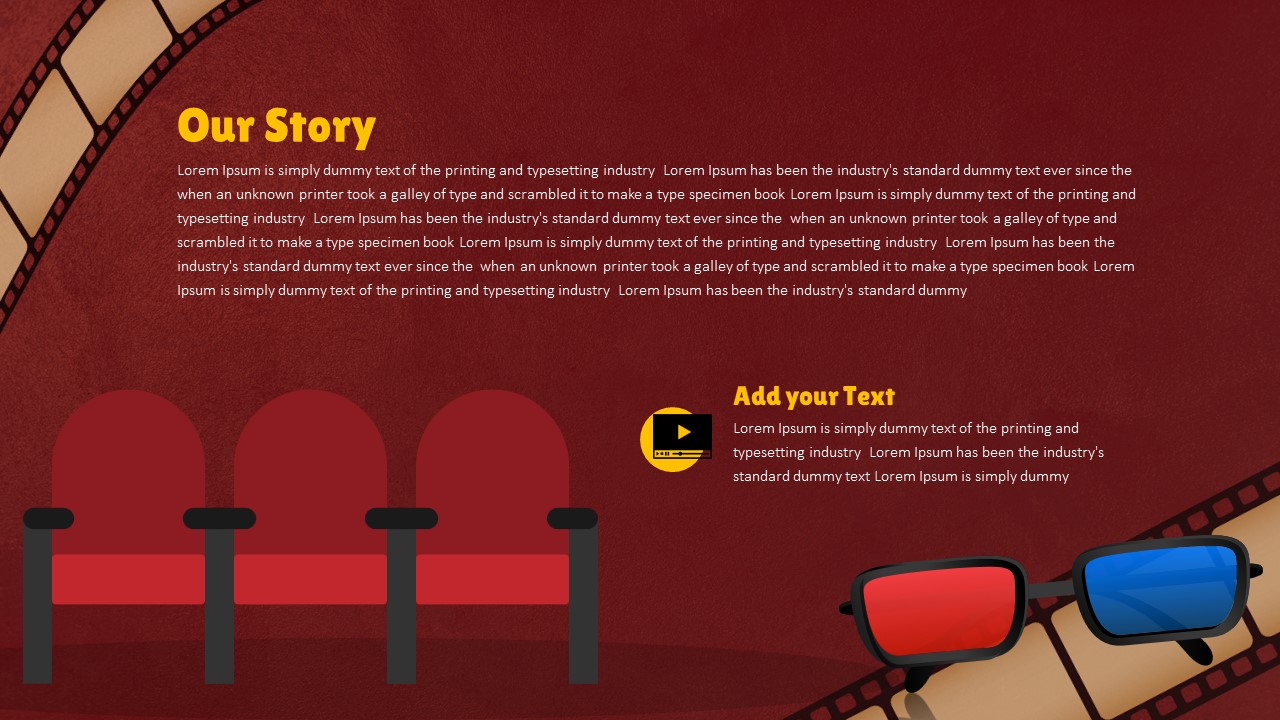 Movie Background PowerPoint Templates And Google Slides - SlideKit