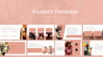 Free Modern Feminine PowerPoint Templates and Google Slides - SlideKit