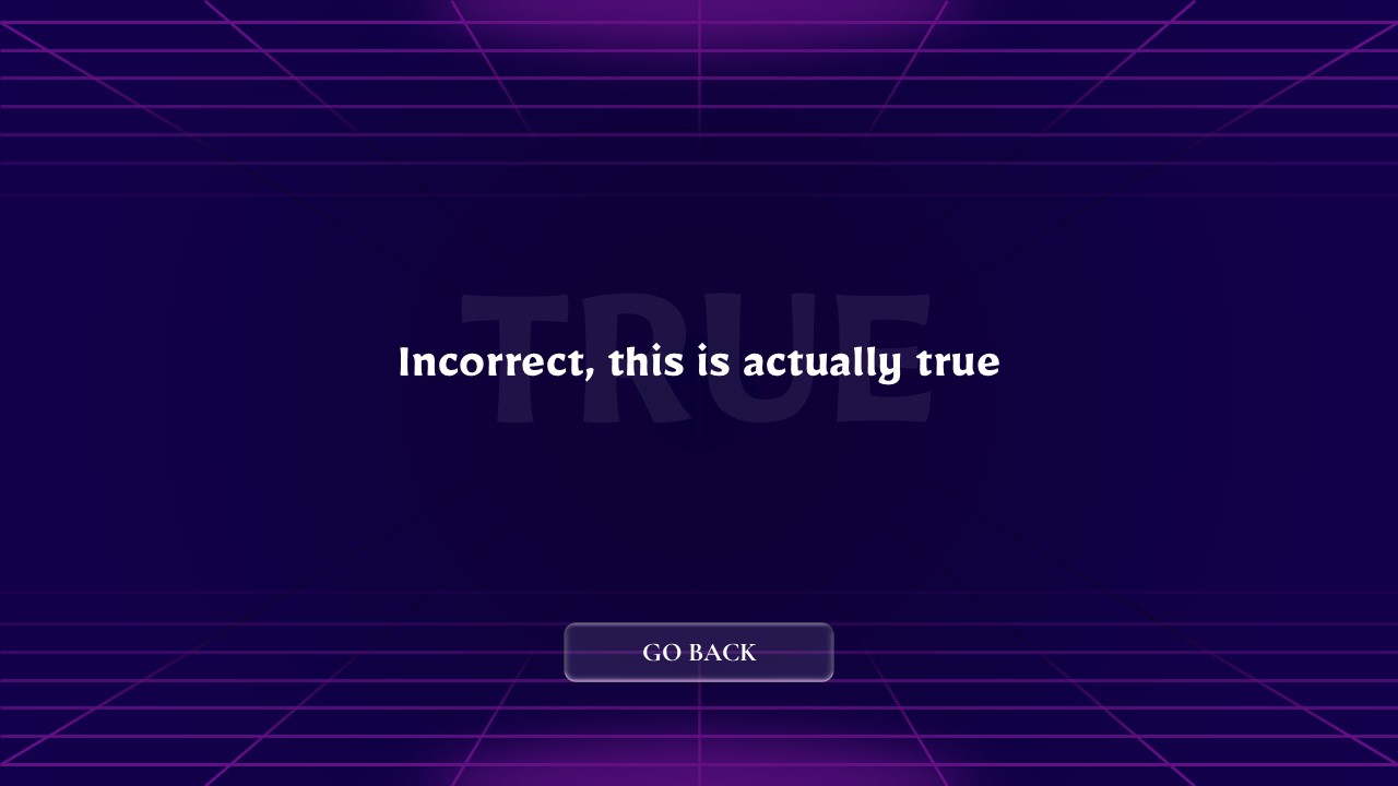2 Truths and 1 Lie Interactive Presentation Template - SlideKit