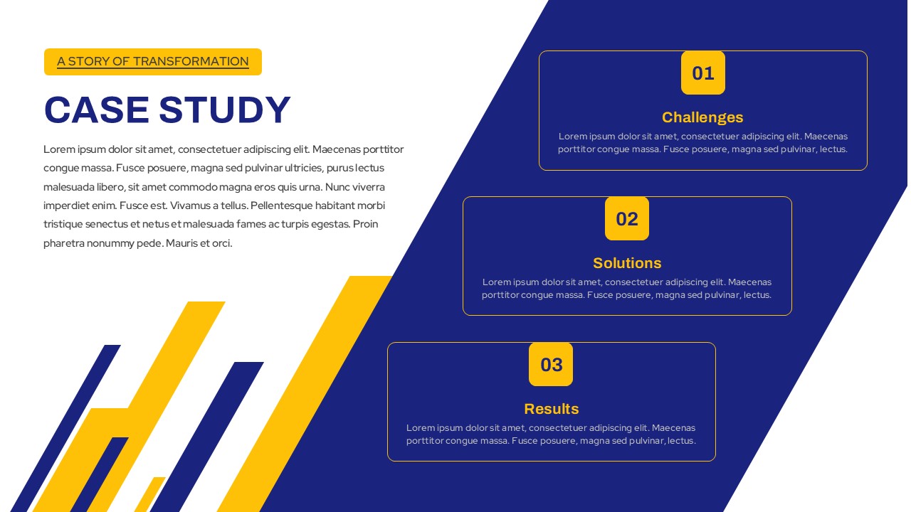 Free Success Story Case Study PowerPoint Template and Google Slides - SlideKit