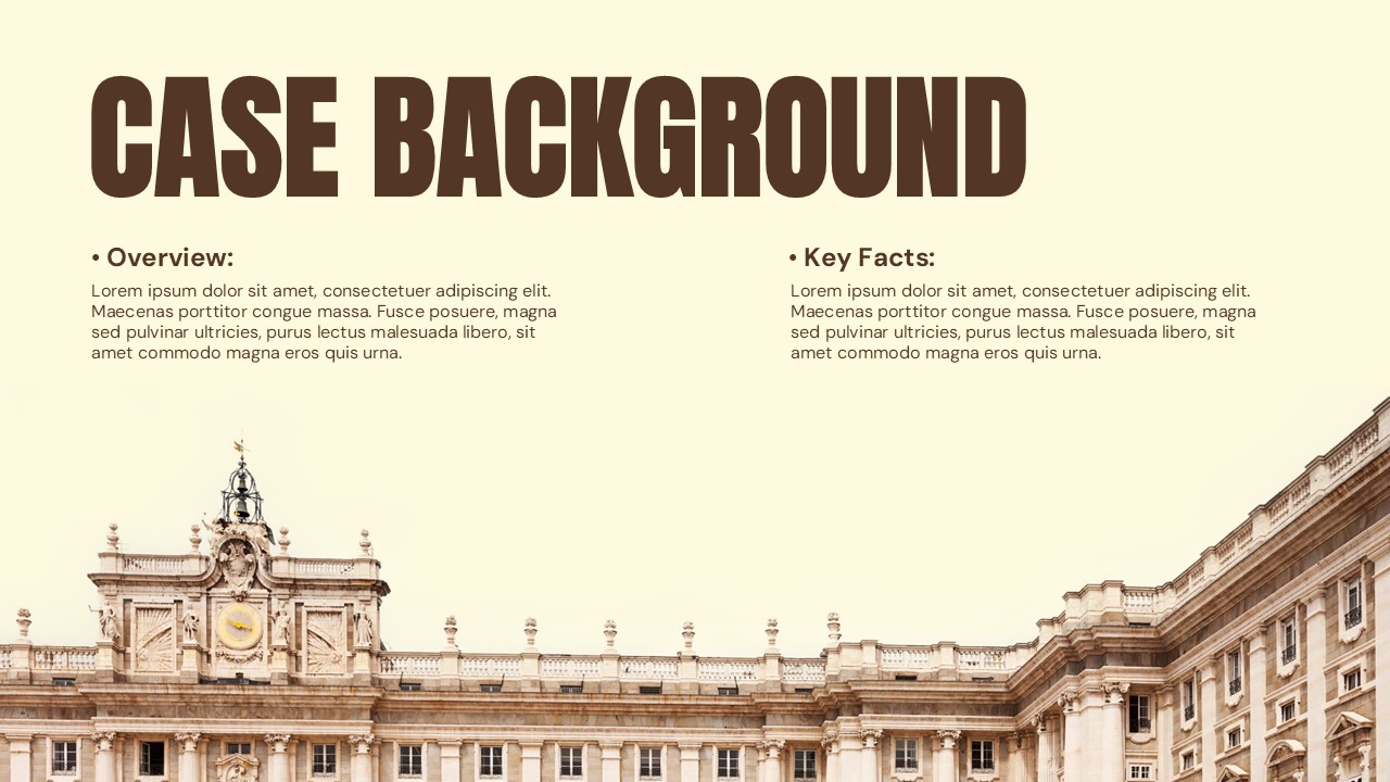 Free Case Background Presentation Template - SlideKit Free Case Background Presentation Template - SlideKit