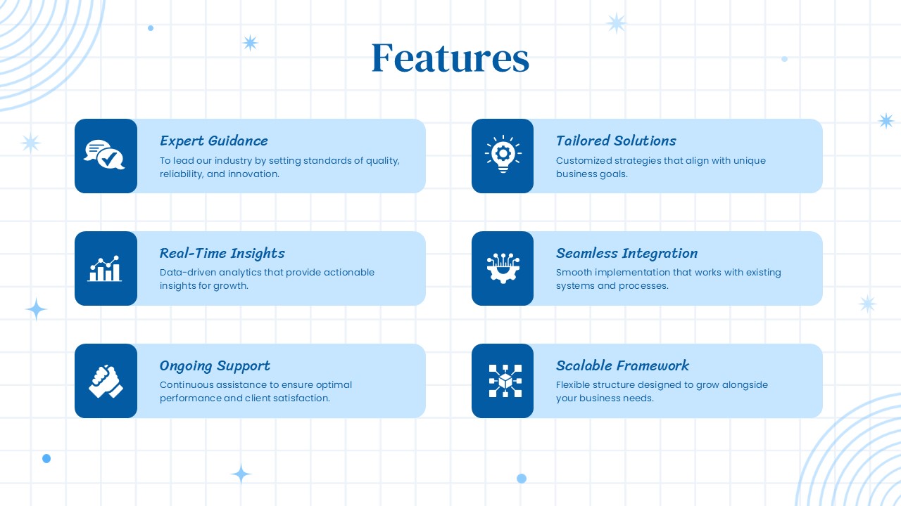 Graph Paper Style Presentation Template for PowerPoint and Google ...