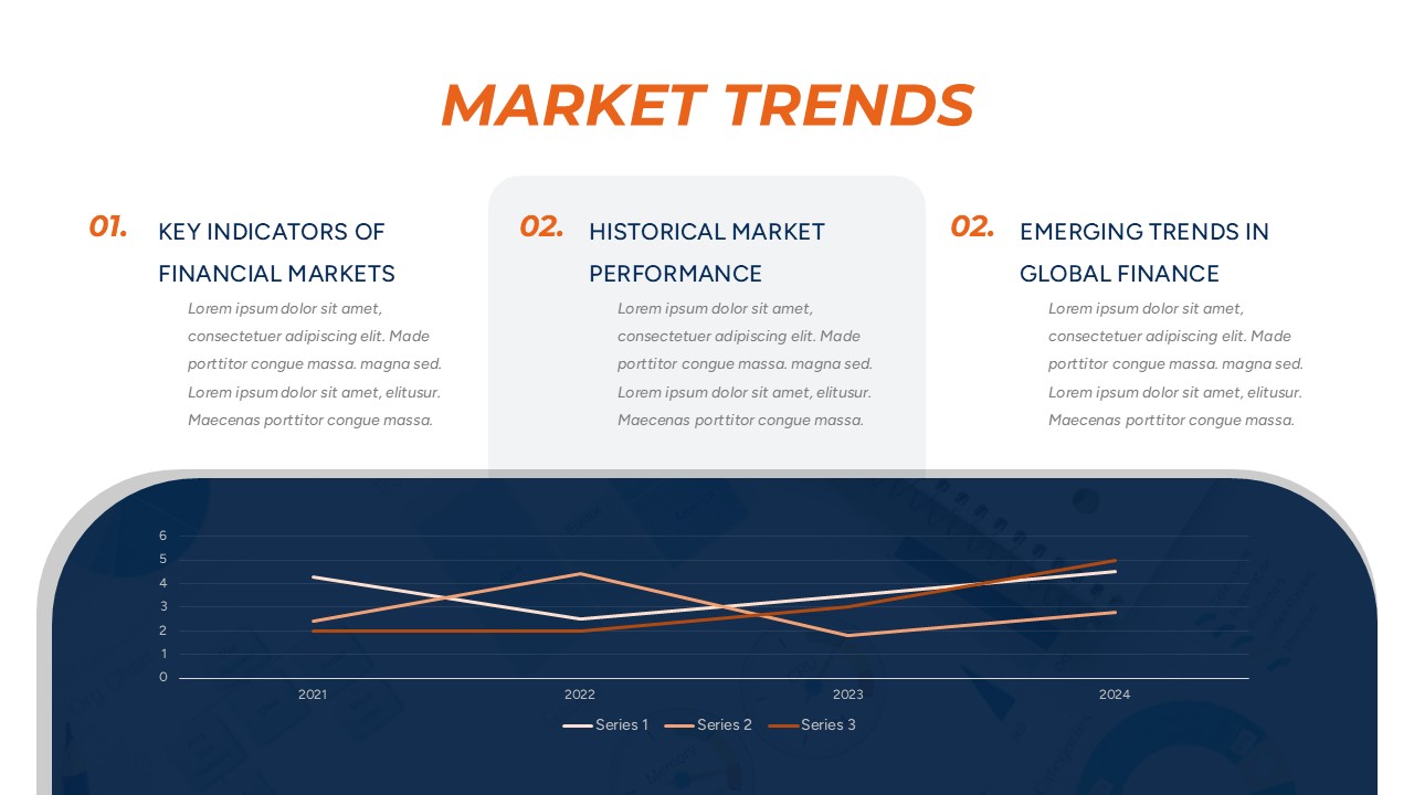Market Trends Slide Template for PPT - SlideKit