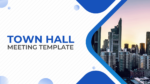 Town Hall Meeting PowerPoint and Google Slides Templates - SlideKit