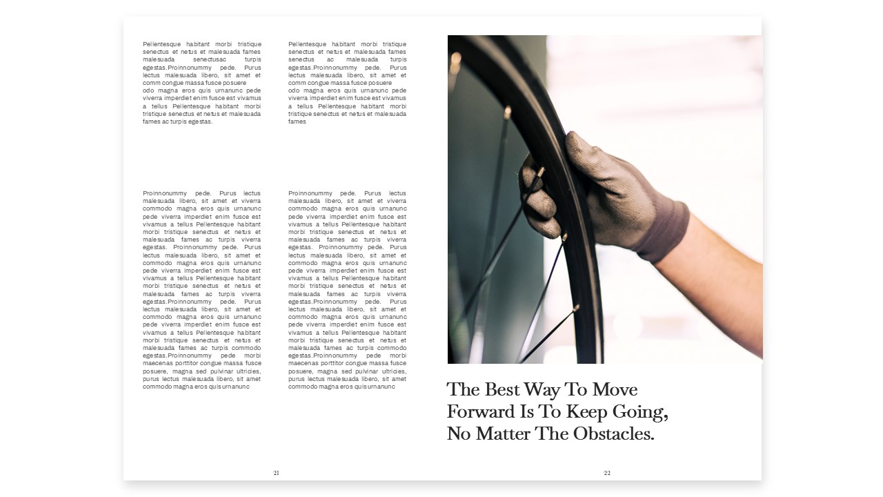 Modern Magazine Template for PowerPoint & Google Slides - SlideKit