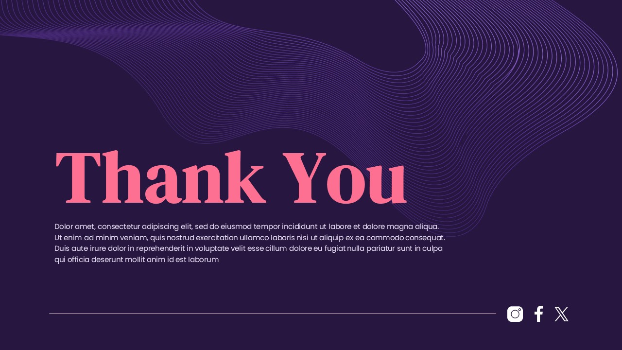 Thank You PPT Slide - SlideKit
