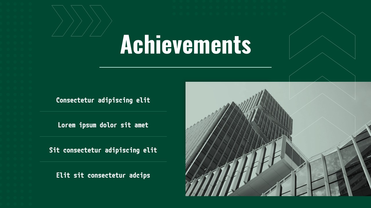 Achievements Presentation Template for PowerPoint and Google Slides ...