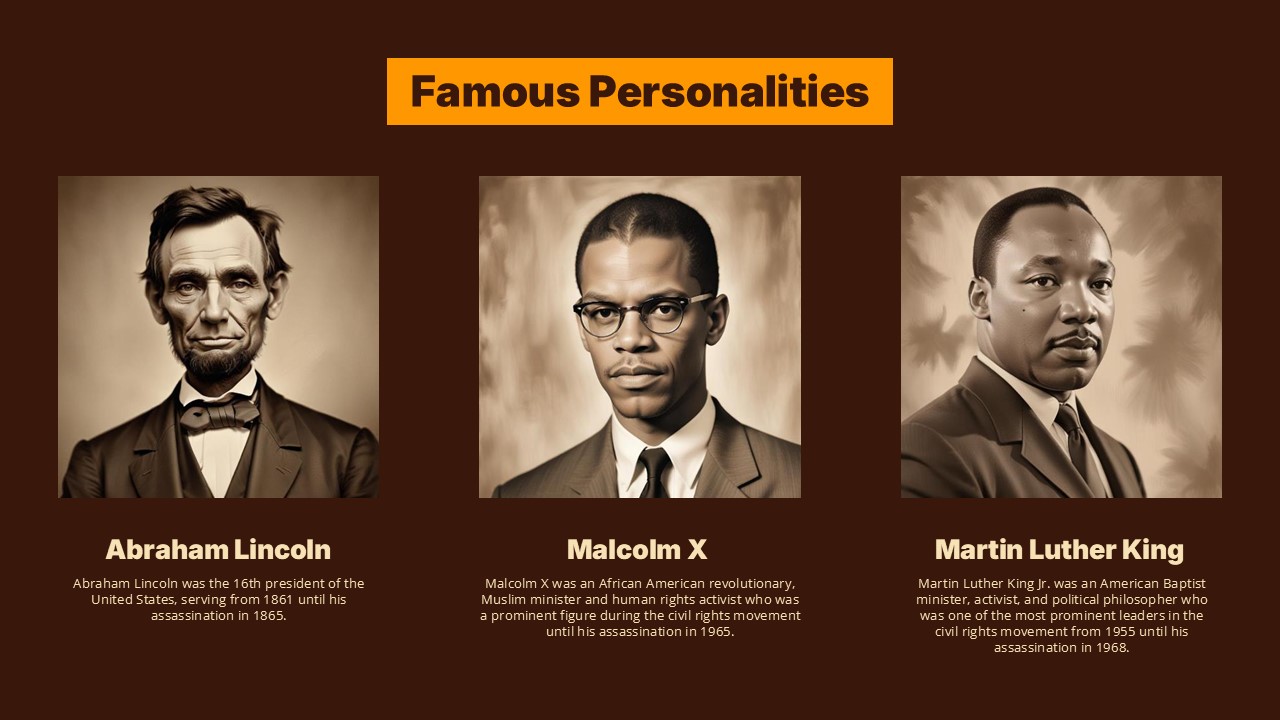 African American History Timeline PowerPoint Templates - SlideKit