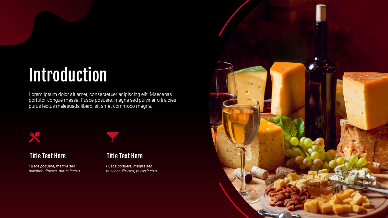 Free Food Power Point Template - SlideKit