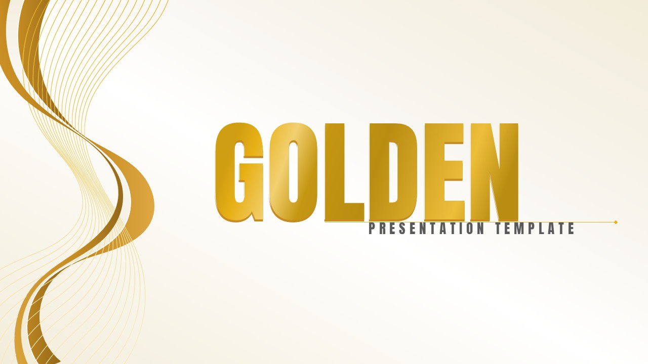 Golden PowerPoint and Google Slides Templates - SlideKit