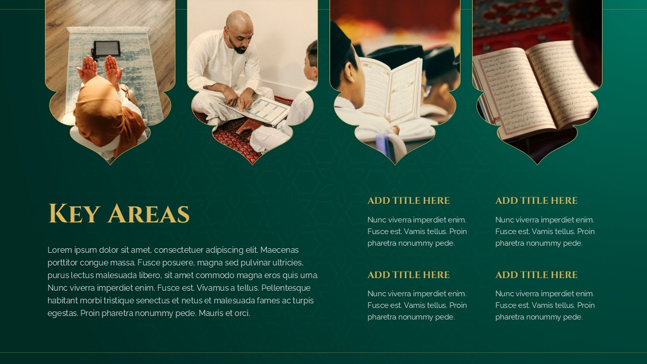 Key Areas Slide from Islamic Education PowerPoint and Google Slides ...
