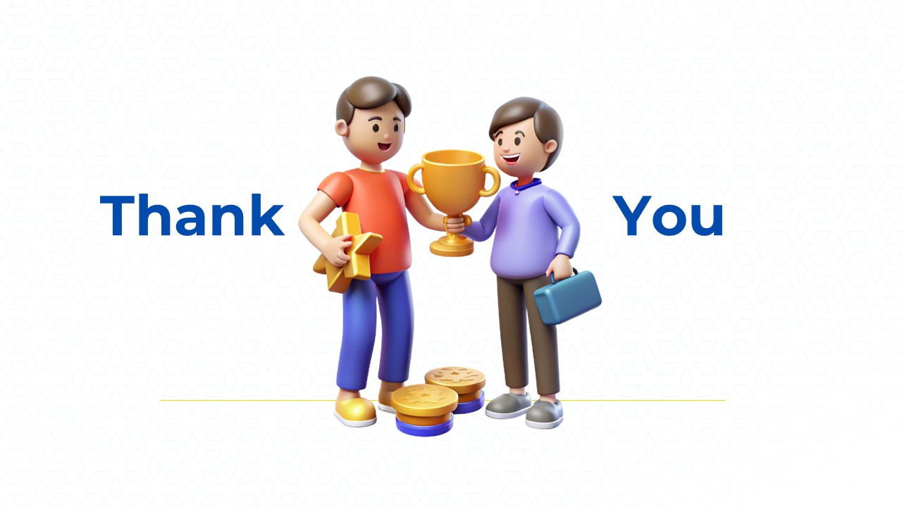 Thank You Slide for PowerPoint Presentation - SlideKit