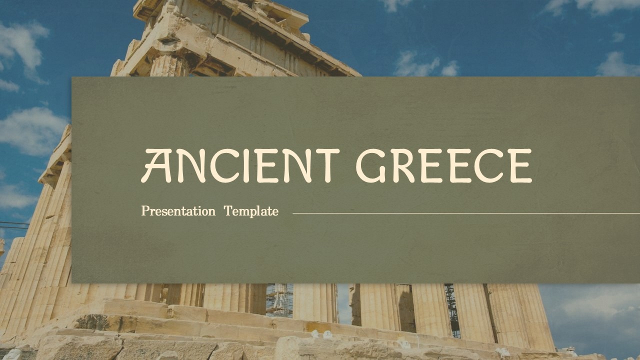 Ancient Greece PowerPoint Templates and Google Slides - SlideKit