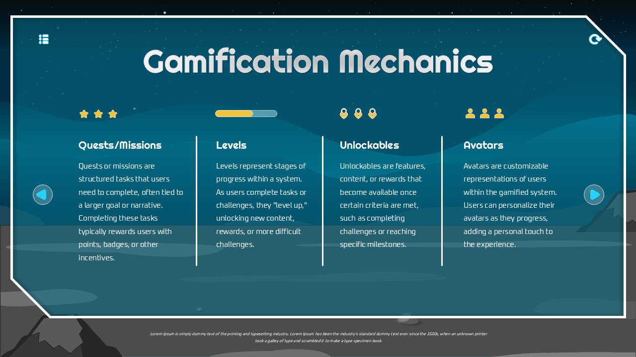 Gamification Mechanics Presentation Templates for PowerPoint & Google ...