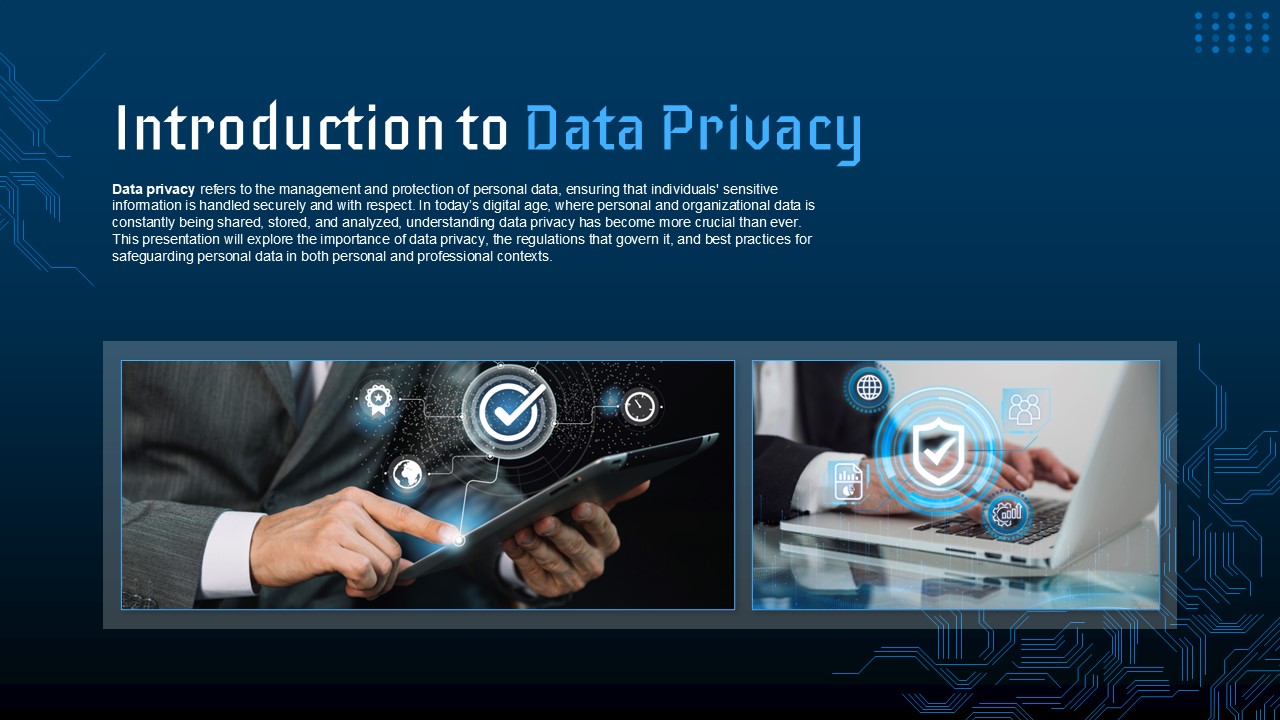 Free Data Privacy Template for PowerPoint & Google Slides