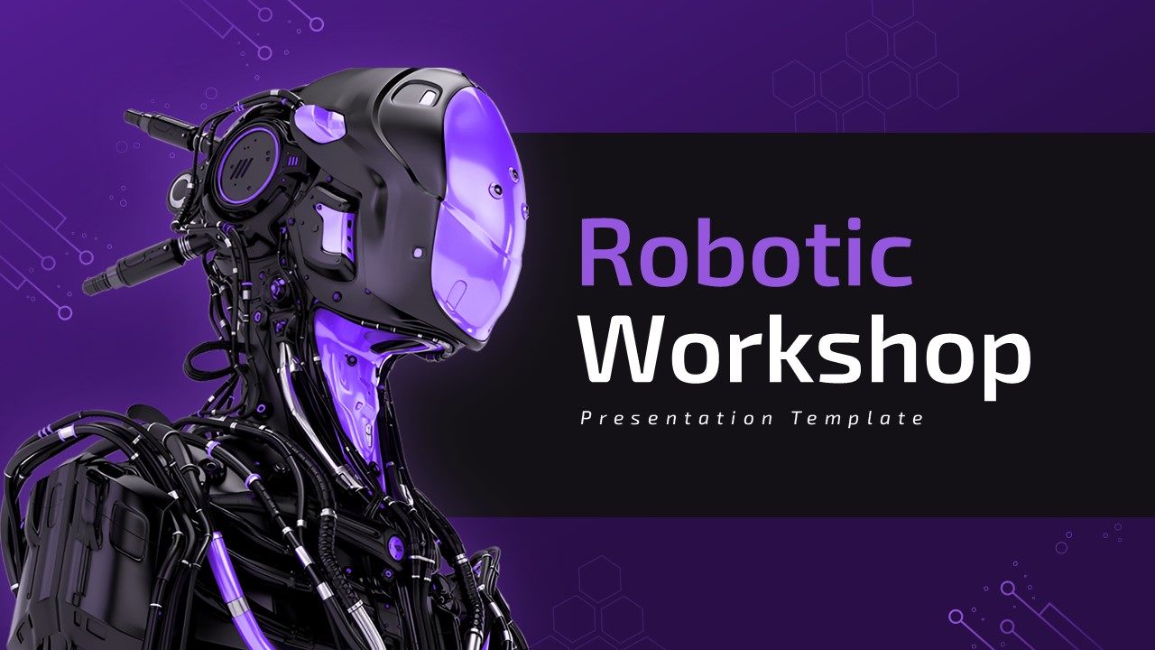 Robotic Workshop Presentation Template for PPT & Google Slides
