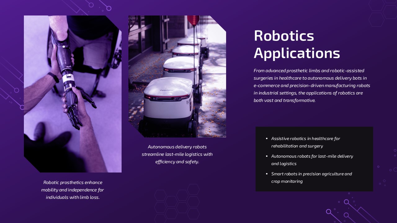 Robotic Workshop Presentation Template for PPT & Google Slides
