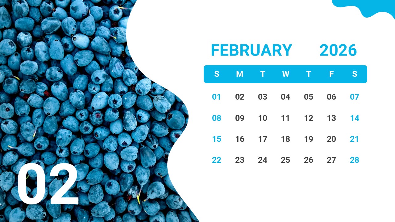 Free 2026 Calendar Template for PowerPoint & Google Slides