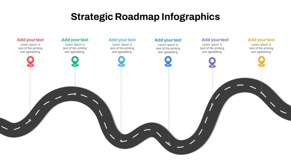 PowerPoint Roadmap Template for Clear Business Planning - SlideKit