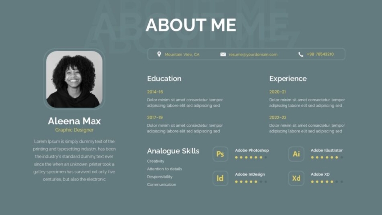 What to Include in About Me Slide for PowerPoint & Google Slides - SlideKit