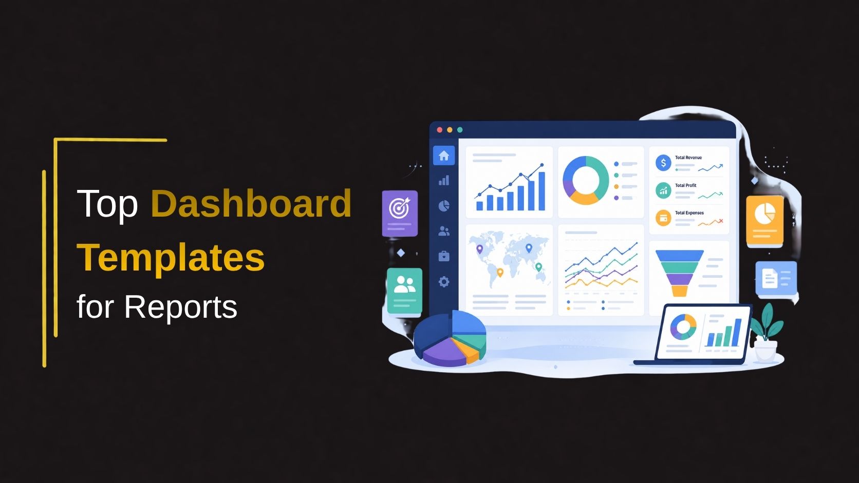 Top Dashboard Templates for Reports & Insights - SlideKit